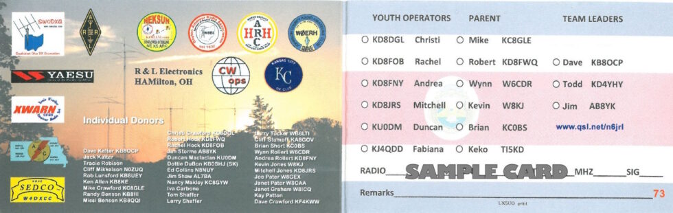 QSL Cards | Youth DX Adventure